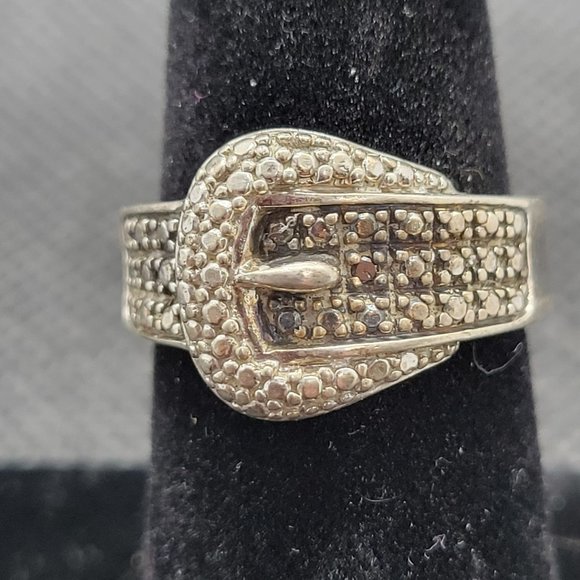 Jewelry | Ring Buckle Style 925 Fas Silver Thai Size 7 | Poshmark